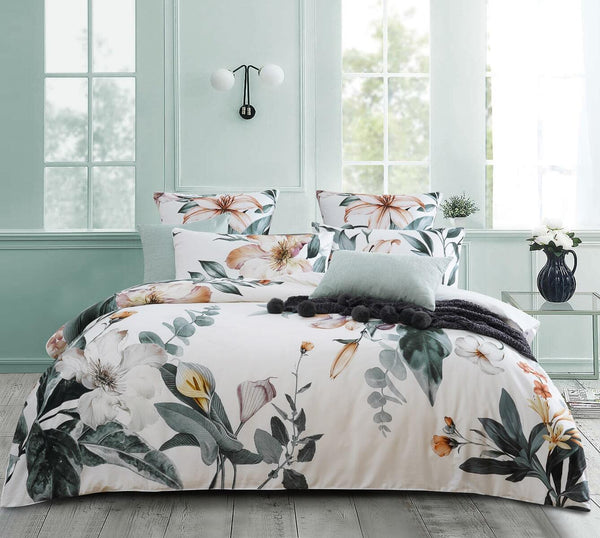 Illara Quilt Cover Set - The Linen Habit